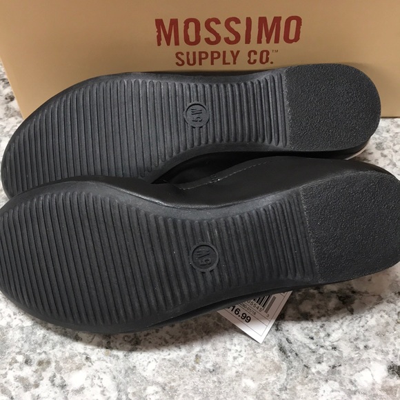 Shoes | Mossimo Womens Black Flat Shoes Size 5w New | Poshmark